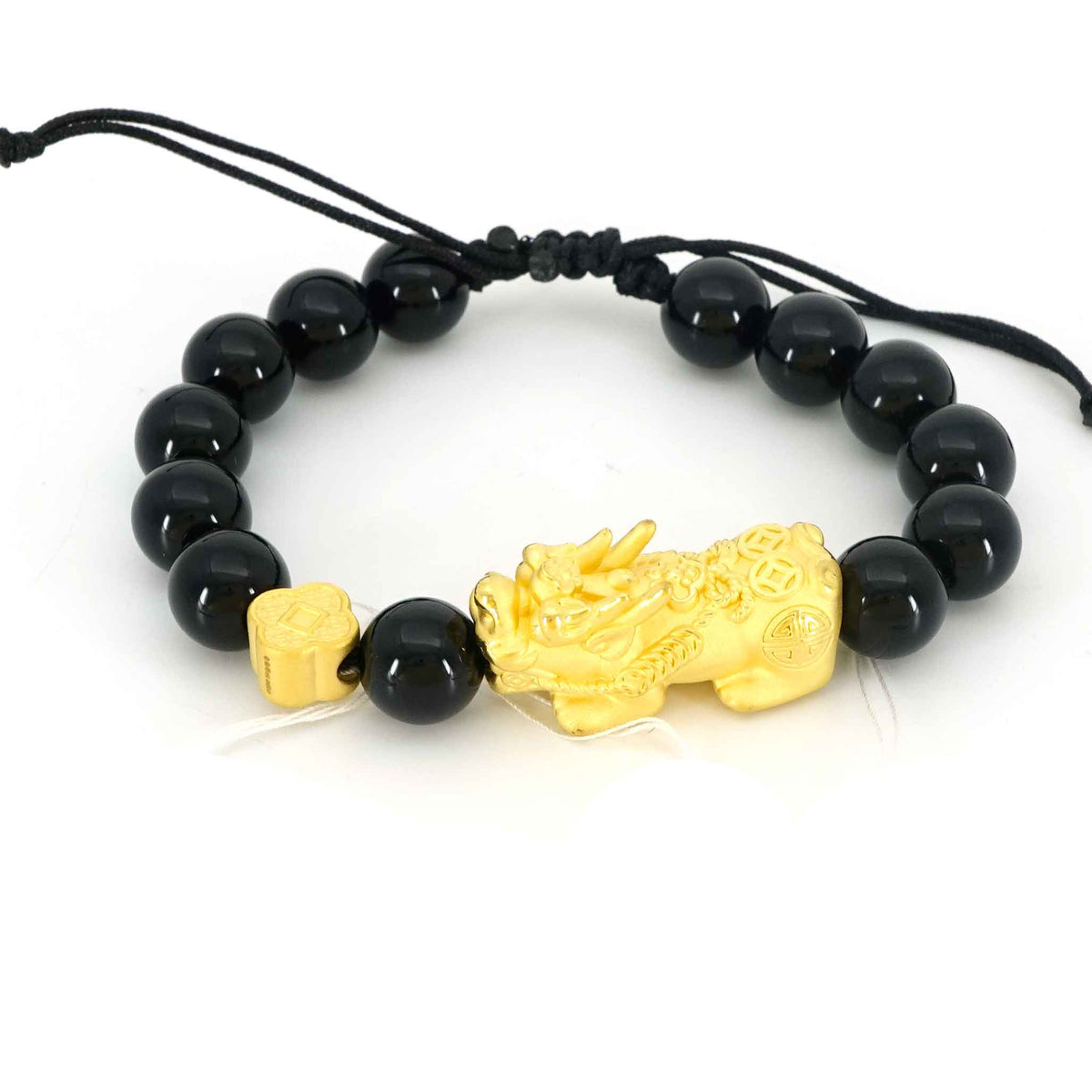 24K Gold Bracelet Pixiu Charm – Lao Feng Xiang Jewelry