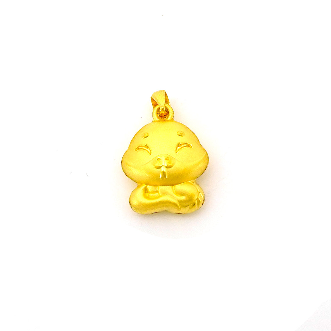 24K Gold Snake Pendant – Lao Feng Xiang Jewelry