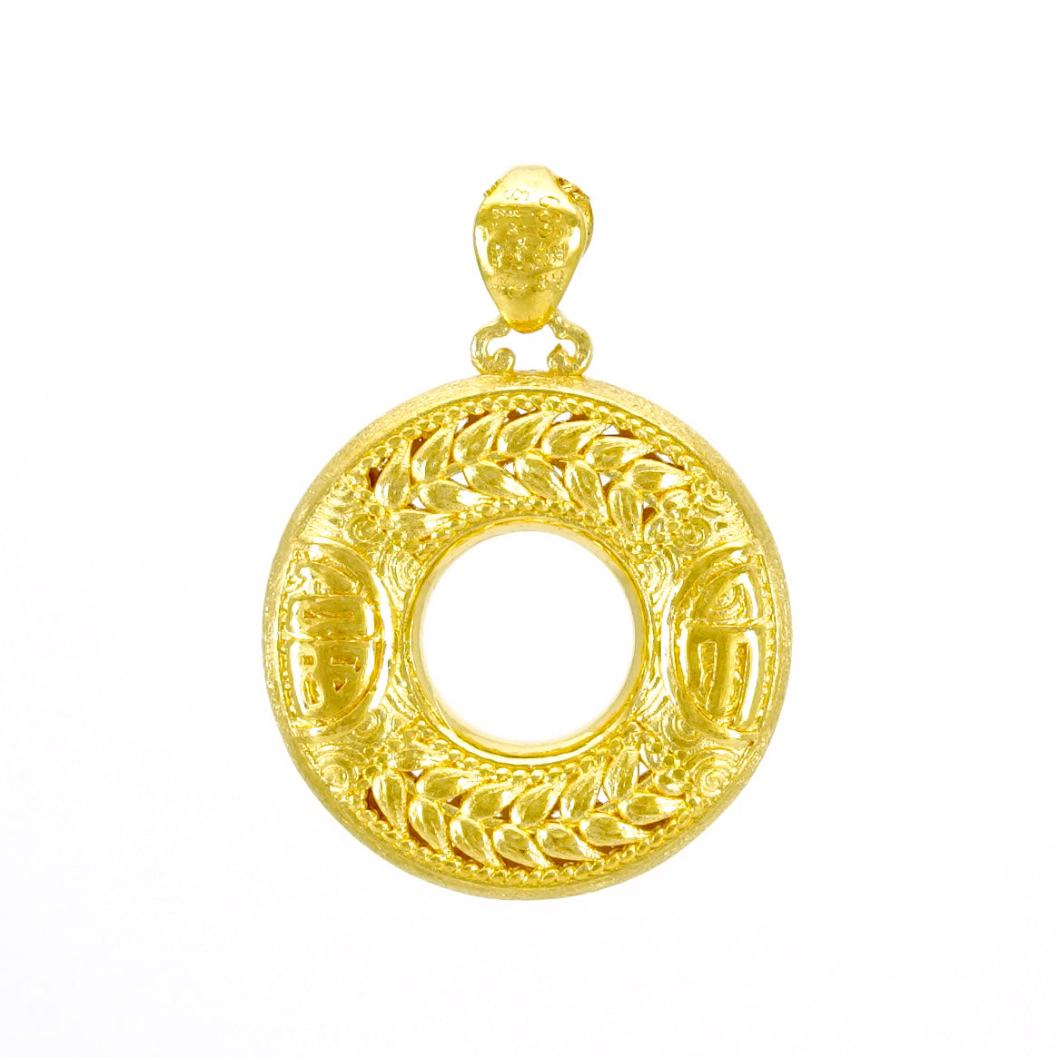 24K Gold Pendan – Lao Feng Xiang Jewelry