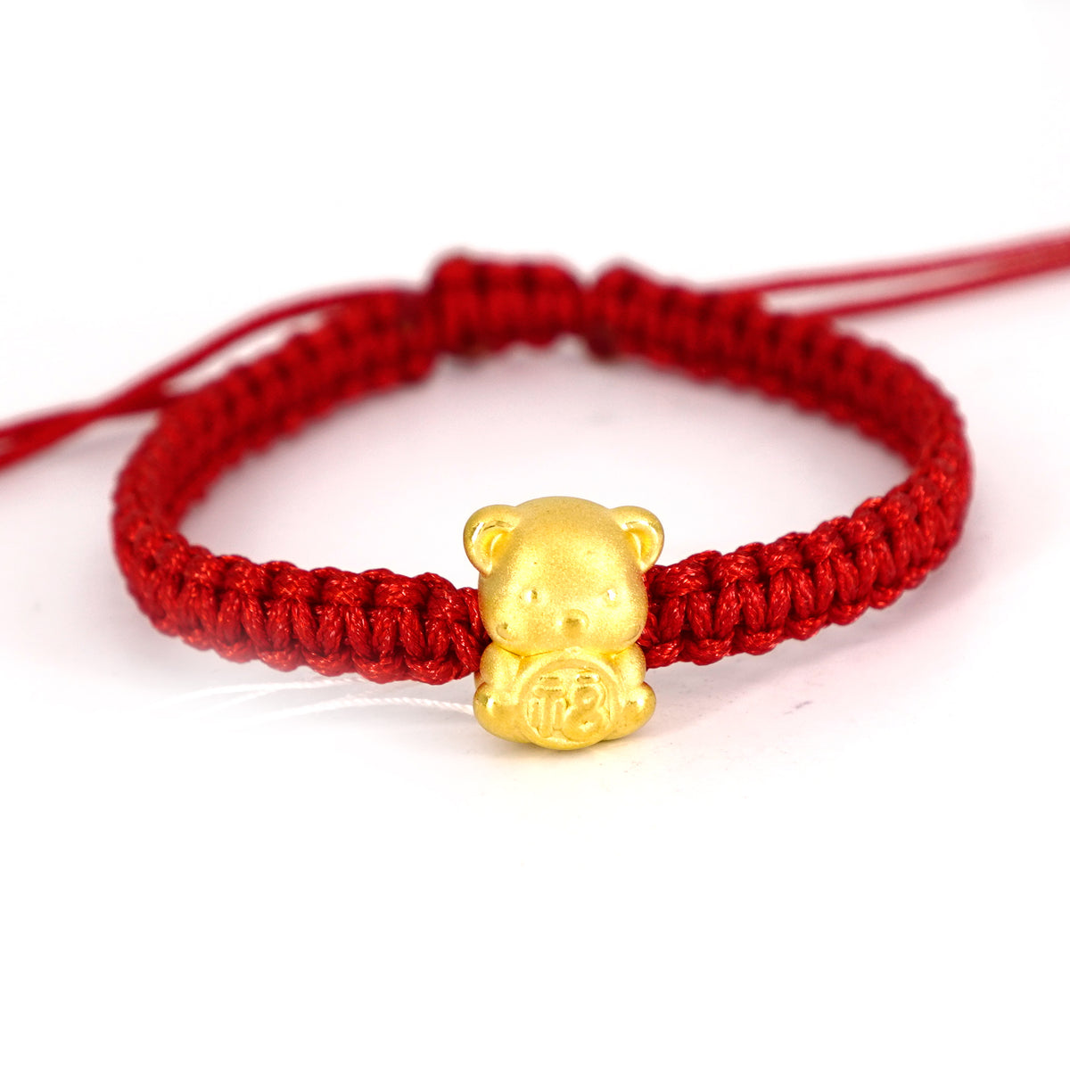 24K Gold Bracelet Charm（Mouse 鼠） – Lao Feng Xiang Jewelry
